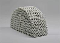 China Large Flux Ceramic Structured Packing In Distillation Column Anti Corrosion 550m2/M3 for sale