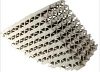 China Flux Big Ceramic Structured Packing High Strength Chemical Stable 125m2/M3 To 700m2/M3 for sale