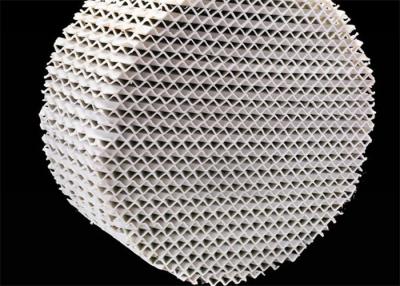 China 320kg/M3 Ceramic Structured Packing 125Y 45 Degree Good Hydrophilicity for sale