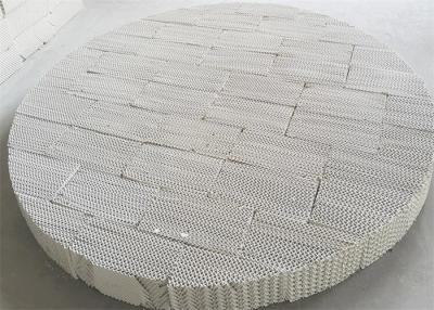 China 470KG/M3 Ceramic Structured Packing 350Y Corrugated Structured Packing for sale