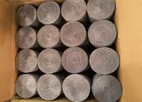 China 3.78mm Compressed SS Knitted Wire Filters Wire For Liquid Separation for sale