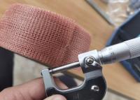 China Corrosion Resistant Knitted Copper Mesh 100mm 1500mm For Wire Mesh Demister for sale
