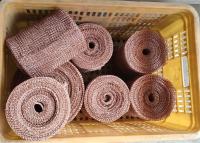 China Corrosion Resistant Knitted Copper Mesh 100mm 1500mm For Wire Mesh Demister for sale