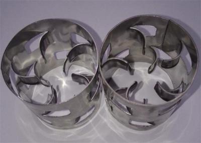 China SS316 Metal Random Packing Pall Ring 6mm To 89mm High Separation Efficiency for sale