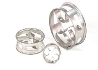 China Fouling Resistant Metal Random Packing One Bevel Edge Cascade Mini Ring for sale