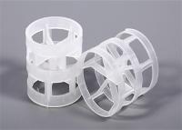 China PVDF RPP Plastic Pall Ring Packing High Mass Transfer Velocity 16mm-80mm PVC Pall Ring for sale