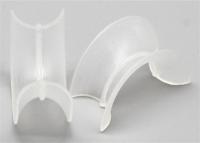 China PVC Plastic Random Tower Packing 1.2mm-2.6mm Arc Shaped Large Flux for sale