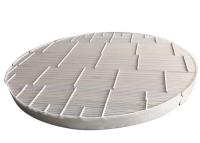China 3540mm Vane PP Mist Eliminator 170mm High 3 Units Round C Type Without Hook for sale