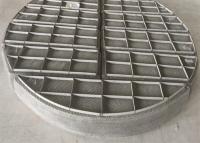 China SAF 2205 Wire Mesh Demister Pad 100Mm 144 Kg/M3 Round 98% Filtering for sale
