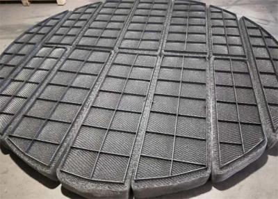 China Absorption Tower Wire Mesh Mist Eliminator 11000mm Round 250mm High for sale