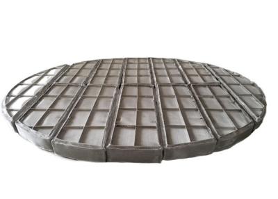 China Round SS316 Wire Mesh Demister Pad 1400mm 3 Sections Anti Corrosive for sale