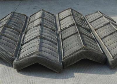 China Wave Shape Mesh Pad Demister Oblique Type High Capacity SS316L for sale