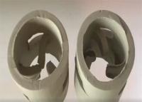 China Light Grey Ceramic Tower Packing OEM ODM High Mechanical Strength for sale