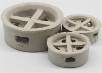 China 25mm 40mm Ceramic Random Packing Cascade Ring High Density Purity for sale