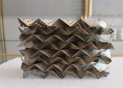 China Ss316 Distillation Column Structured Packing Material Perforated Plate for sale