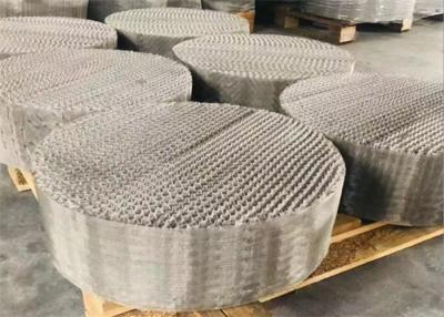 China 250Y Metal Structured Packing Stainless Steel Structured Packing 210mm Layer Height for sale