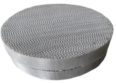 China Corrugated 350Y Metal Structured Packing Desorption Metal Tower Packing for sale