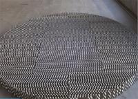 China 450y Ss316 Wire Mesh Structured Packing Perforated Corrugated Plate For Scrubbing Tower for sale