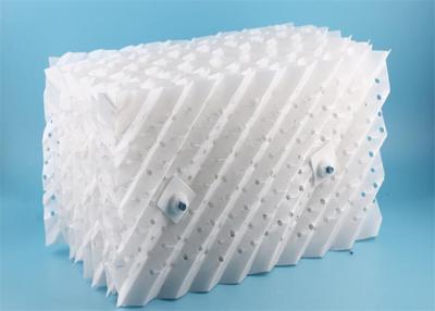 China 125X Structured Plastic Tower Packing PVC PVDF For Tail Gas Purification for sale