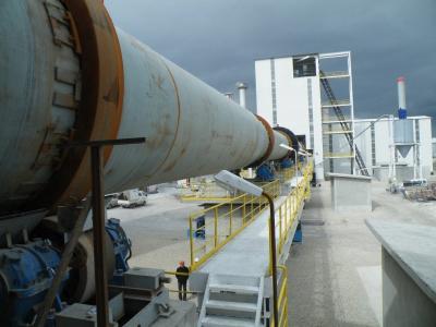 China Steel Rotary Kiln with 20-25 Mm Shell Thickness, 904L Inner Shell, and PLC Automated Control for Metal Melting for sale