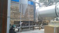 China Industrial Rotary Dryer with Electric Motor Gear Reducer for 50-150℃ Drying Temperature and Conveyor Belt Feeding for sale