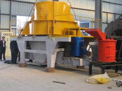 China 0-5mm Feed Out Size Sand Making Machine with 8-50 t/h Processing Capacity and Welded Steel Structure for Aggregate Production for sale