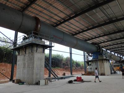 China Industrial Rotary Kiln with 4% Slope, Low Emission, and 150 KW Power Consumption for Cement and Mineral Processing for sale