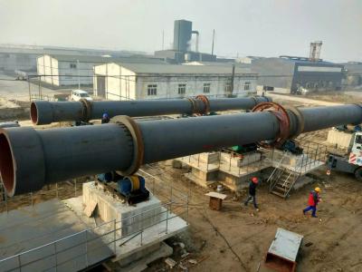 China 150-200kg/h Fuel Consumption Rotary Kiln with Thrust Roller Support Device and Low Emission Environmental Protection for sale