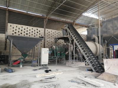 China Electric Motor Powered Three Cylinder Dryer with 2.7m Inside Diameter for Moisture Reduction from 50-60% to 10-15% for sale