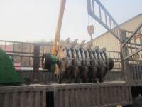 China Customized Colour Impact Crusher with 35mm Thickness and Double Screw Design for High Manganese Steel Crushing for sale