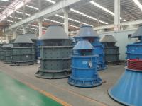 China High Capacity Sand Making Machine with BTMCr26 Hammerhead and 0-5mm Adjustable Discharge Size for Construction Waste for sale