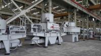 China Welded Steel Structure Sand Making Machine with Discharging Size ≤5mm and 8-50 t/h Processing Capacity for sale