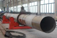 China Rotary Dryers with Screw Conveyor Discharging Method and 5 KW Motor Featuring PLC Control System for Industrial Drying for sale