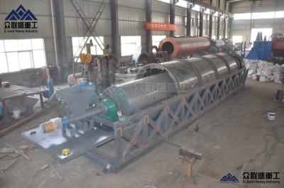 China Customizable Size Rotary Dryers with Up To 600°C Operating Temperature and Stationary Or Portable Installation for sale