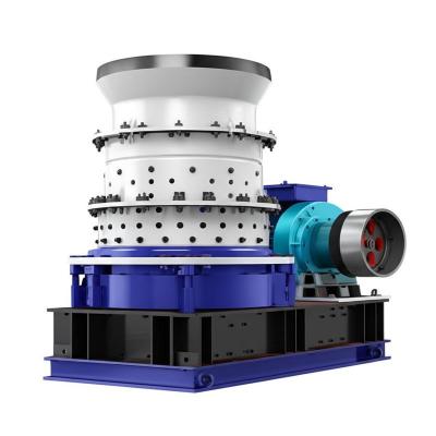 China Jaw Cone Crusher with Hydraulic Adjustment for Glass Breaking Recycling and 0-800mm Feed Size for sale