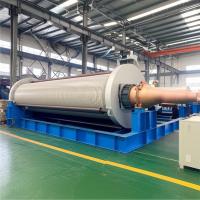 China 100 Kg/h Capacity Three Cylinder Dryer with Horizontal Installation for Moisture Reduction from 50-60% to 10-15% for sale