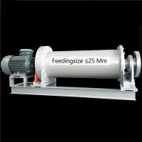 China Dry Ball Mill with ≤25 mm Feeding Size and 0.074-0.89mm Output Size for Horizontal Installation for sale