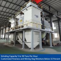 China Vertical Roller Grinding Mill with 5 to 50 Tons Per Hour Capacity and Customized Fineness for Mining Slag Below 15% Moisture for sale