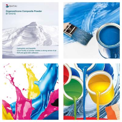 China Hybrid Silicone Powder With Excellent Heat And Cold Resistance Lubricity for sale