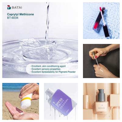 China Silicone Oil Caprylyl Methicone Liquid Octyl Polymethylsiloxane For Sunscreen Foundation for sale