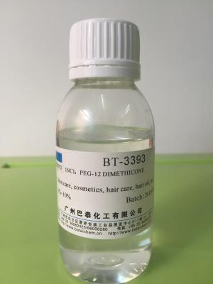 China PEG-12 Poly Water Soluble silicone Oil For Cosmetic / Skin Care Lotions BT-3393 for sale