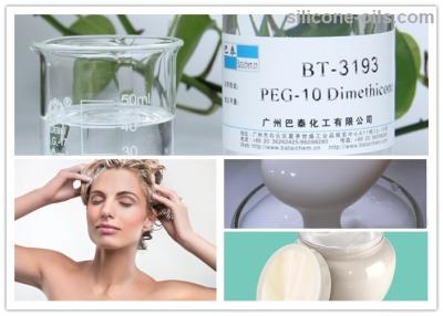 China Cosmetic Grade Water Soluble silicone Oil 99.9% Purity Great Conditioning for sale