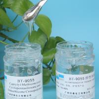 China Tranparent silicone gel to provide silky feeling as cosmetic material BT-9055 for sale
