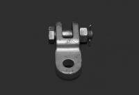 China Type W Clevis Socket Tongue , Electrical Transmission Line Hardware Fittings Silvery White for sale