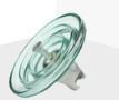 China IEC U40B High Voltage Glass Insulators 11mm Coupling Size Disc Suspension Insulator for sale