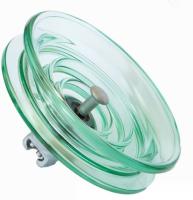 China Double Winged High Voltage Glass Insulators 70kN ISO9001 Certification for sale