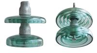 China 33KV Rated Electric Line Insulators , Clear Glass Insulators High Intensity for sale