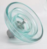 China 7.1kg Weight High Voltage Glass Insulators 1600kN Tensile Strength ISO9001 Certificaion for sale