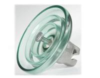 China 11KV Rated Voltage Glass Power Line Insulators High Temperature Resistance for sale