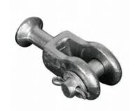 China Hot Dip Galvanized Socket Clevis Clean Rust Free For 11KV Disc Porcelain Insulator for sale